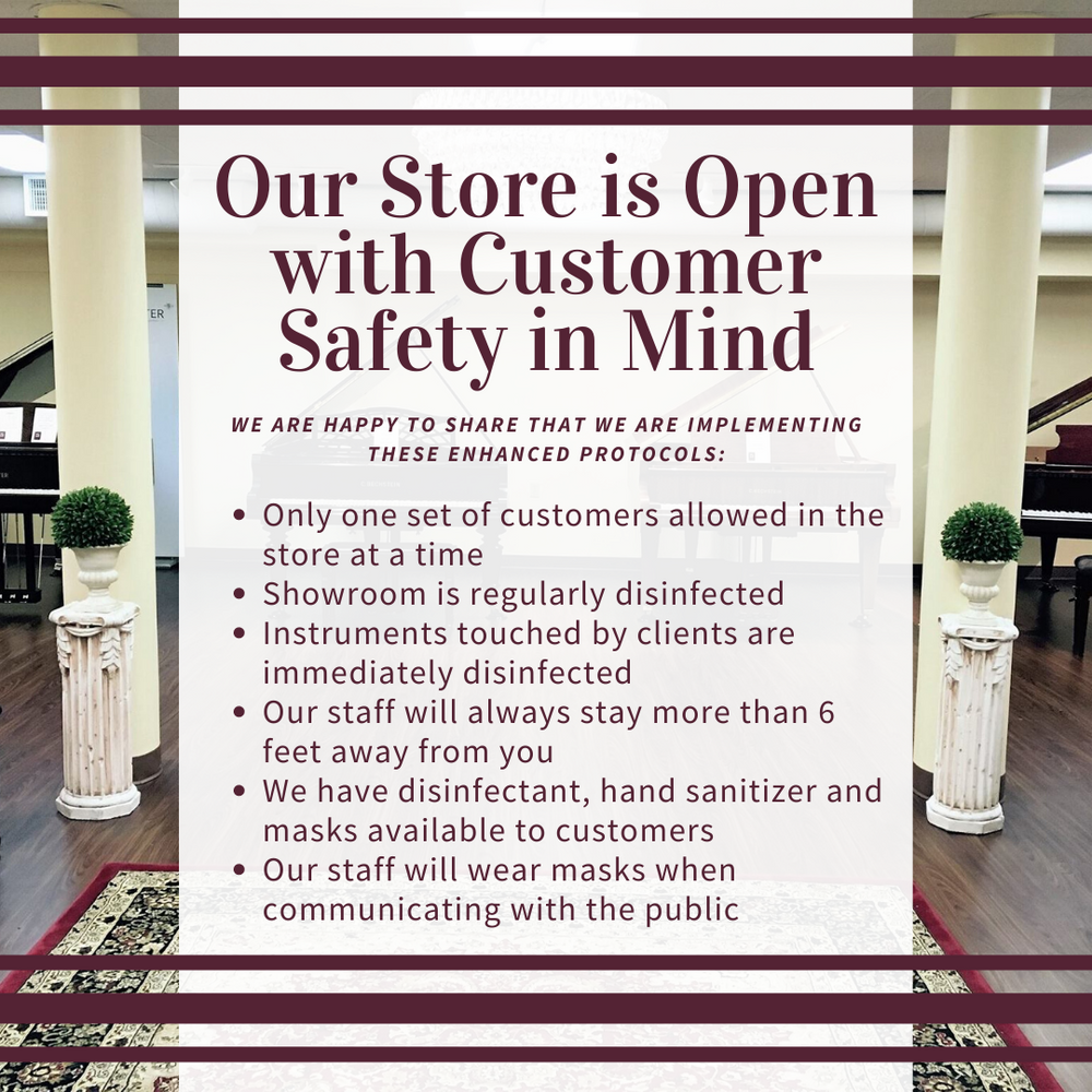 Welcome back to Northwest Pianos - We’re NOW OPEN! by Northwest Pianos